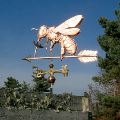 Grand Honey Bee Weathervane - Handmade in USA