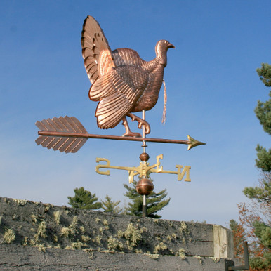 Turkey weathervane - Handmade in USA