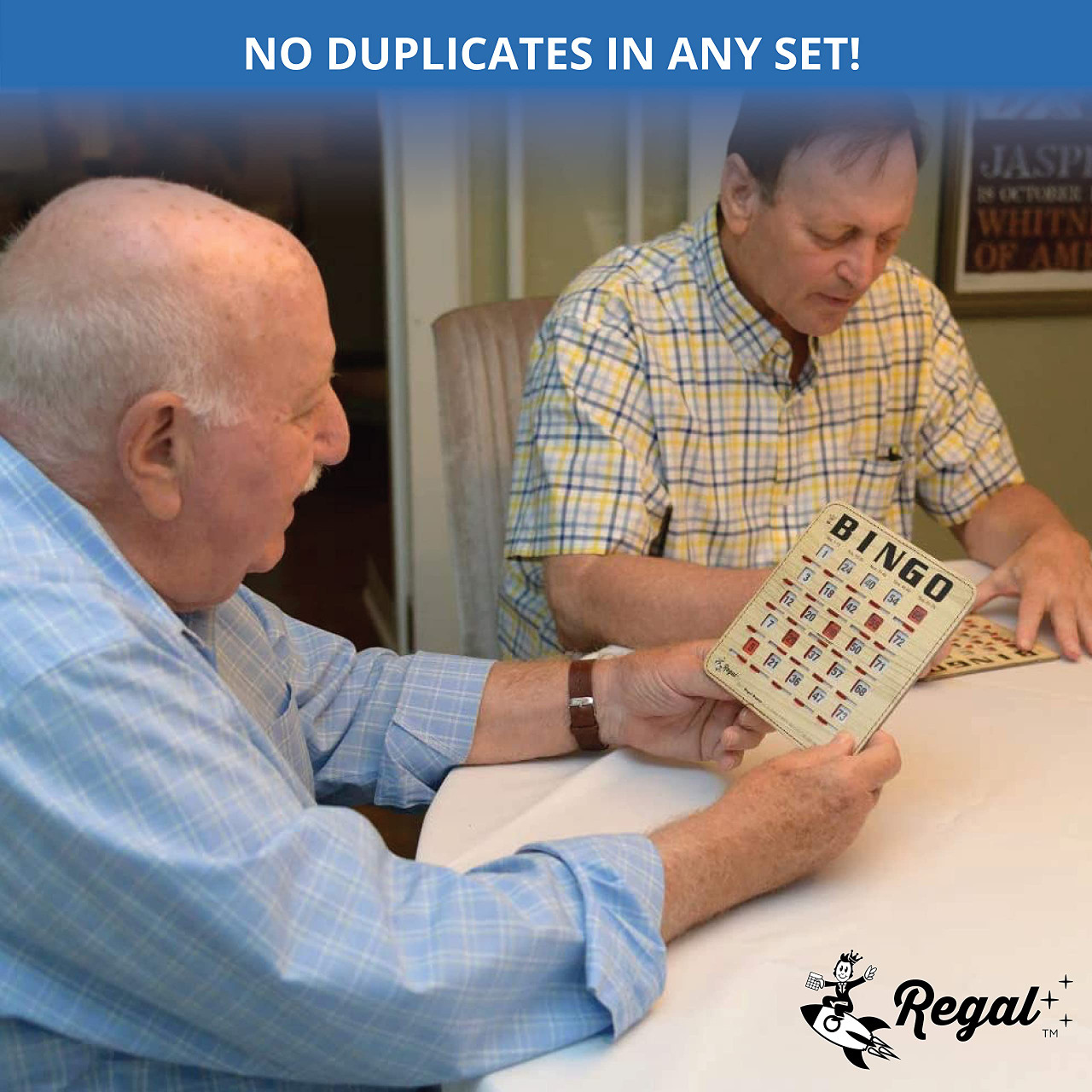 Regal Bingo Bulk Bingo Cards with Sliding Windows - Reusable Bingo Game ...