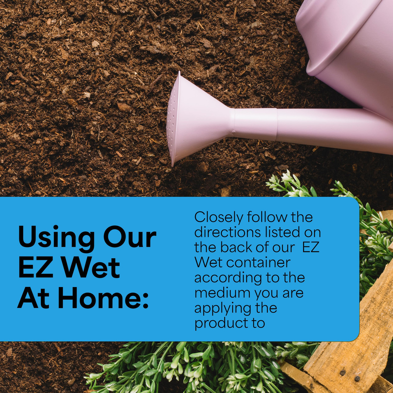 Grow More EZ Wet Soil Penetrant 26% - 1 Gallon of Biodegradable Non ...