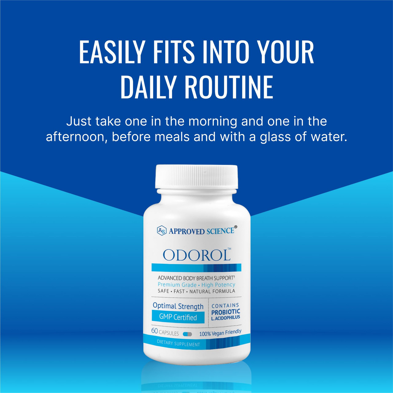 Approved Science Odorol - 60 Capsules - Freshen Bad Breath and Body ...