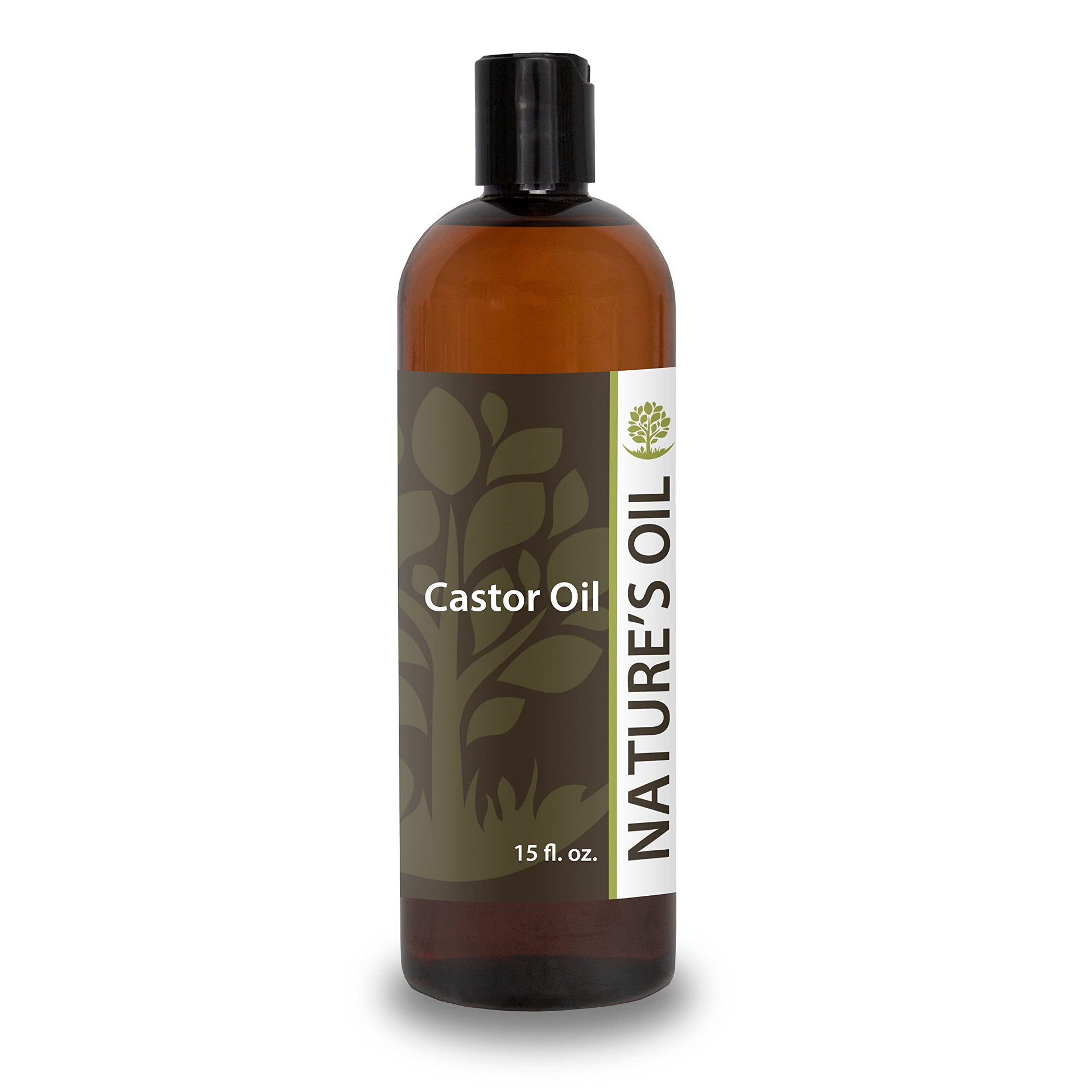 Nature’s Oil Castor Oil 15oz – 100% Pure, Cold Pressed, Hexane-Free ...