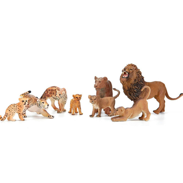 Safari Zoo Animals Figures Toys, 14 Piece Realistic Jungle Animal ...