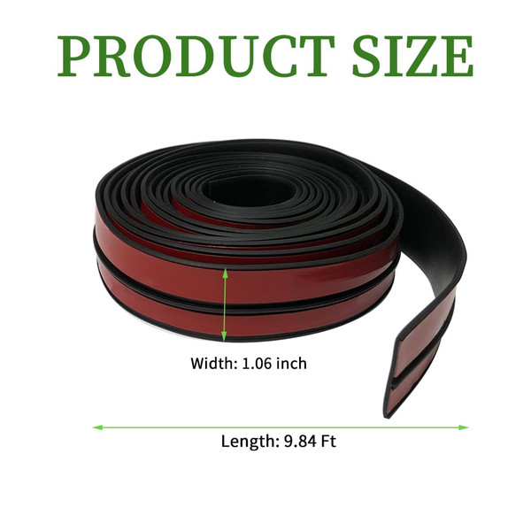 9.84Ft Windshield Rubber Seal for Car, Car Weather Stripping Trim T ...
