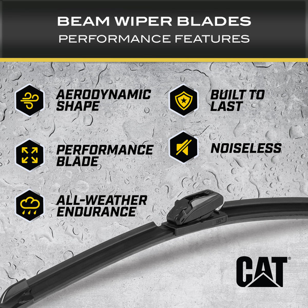 CAT C2.0 Wiper Blades (3-Pack), Front or Rear Wiper Blades for Cars ...