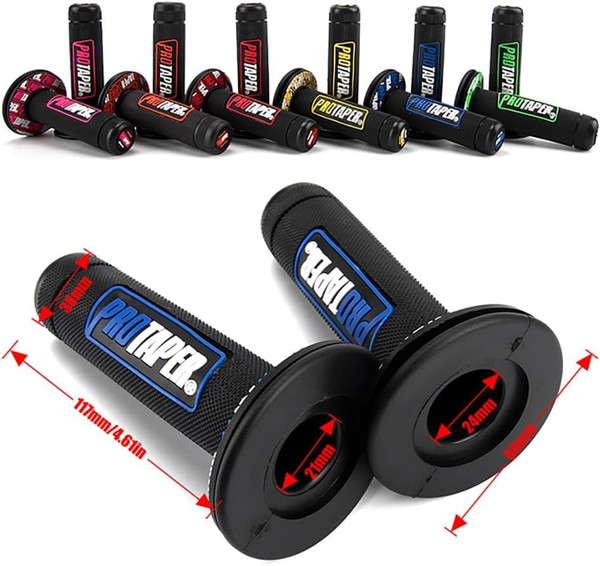7/8" Motorcross Handle Grips Dirt Bike 22mm 24mm Truster Grips ...