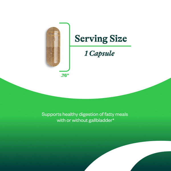 Seeking Health Ox Bile, 125 mg Digestive Enzyme Supplement, Gallbladder ...