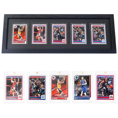 FramePro Trading Card Display Frame for 5 Standard Cards with Real ...