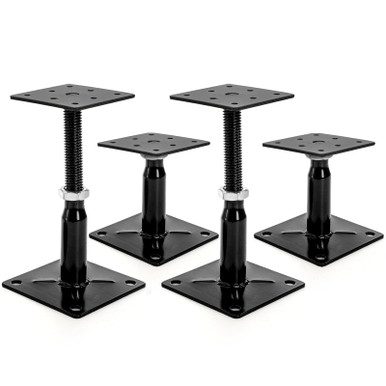 Yarlung 4 Pack Adjustable Support Jacks for Floor, Heavy Duty Screw ...