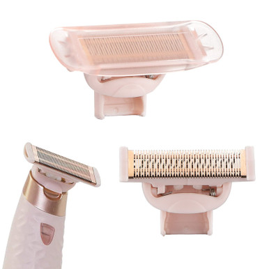 Flawless Nu Razor Replacement Heads, Rose Gold Plated Body With Covers ...