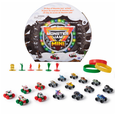 Monster Jam Mini Holiday Advent Calendar, 24 Days of Mini Monster ...