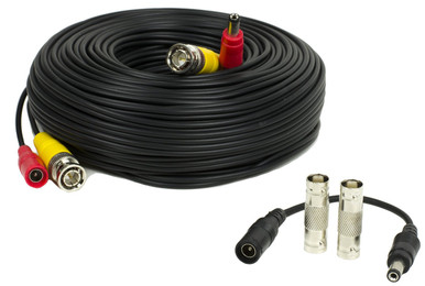 Amcrest 100 Feet Pre-Made All-in-One Siamese BNC Video and Power CCTV ...