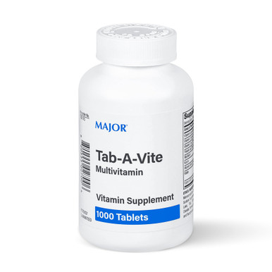 MAJOR Tab-A-Vite Multivitamin Tablets - Gluten-Free Multivitamin for ...