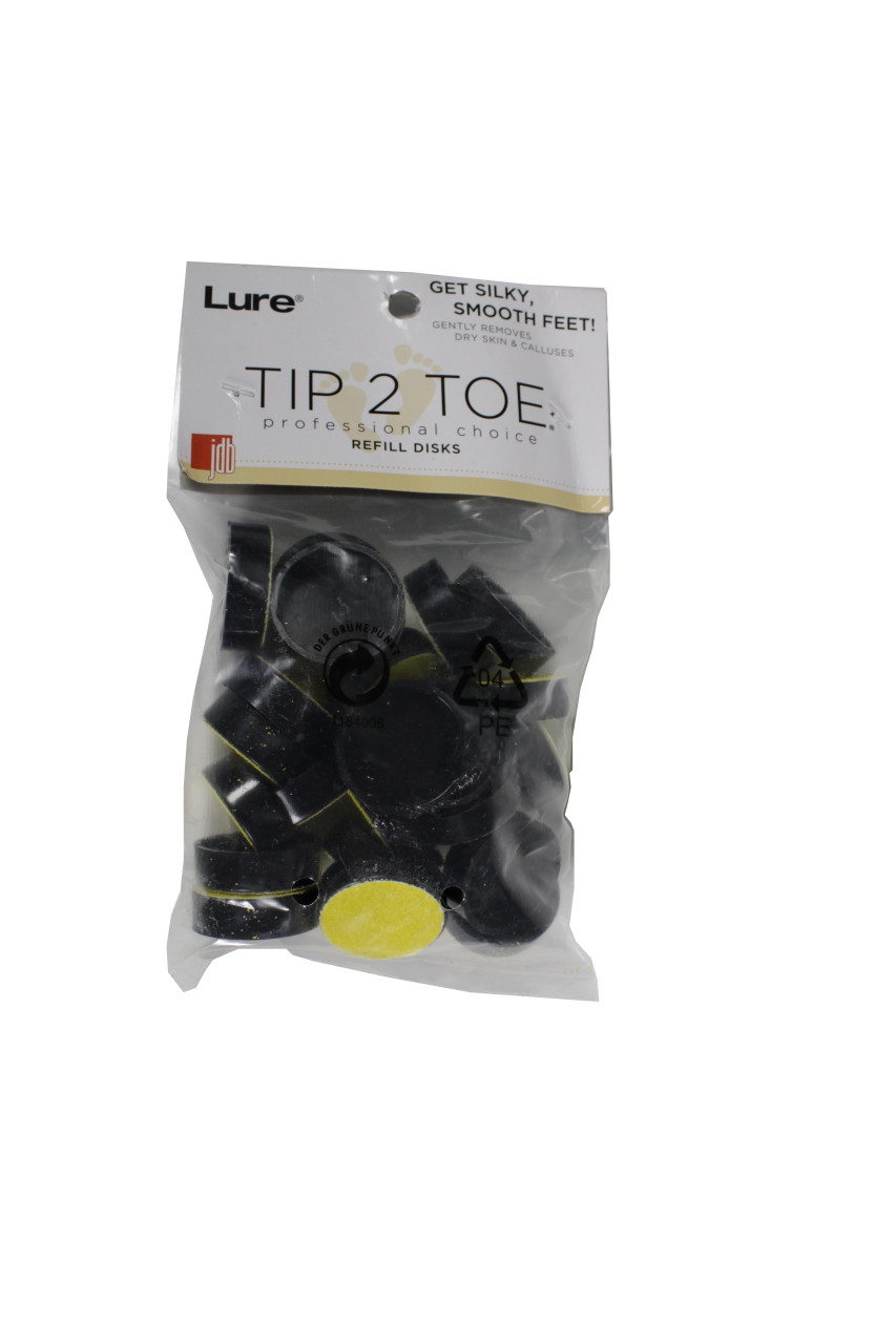 TIP 2 TOE REFILL DISKS COARSE PK 24 - La Española Beauty Store