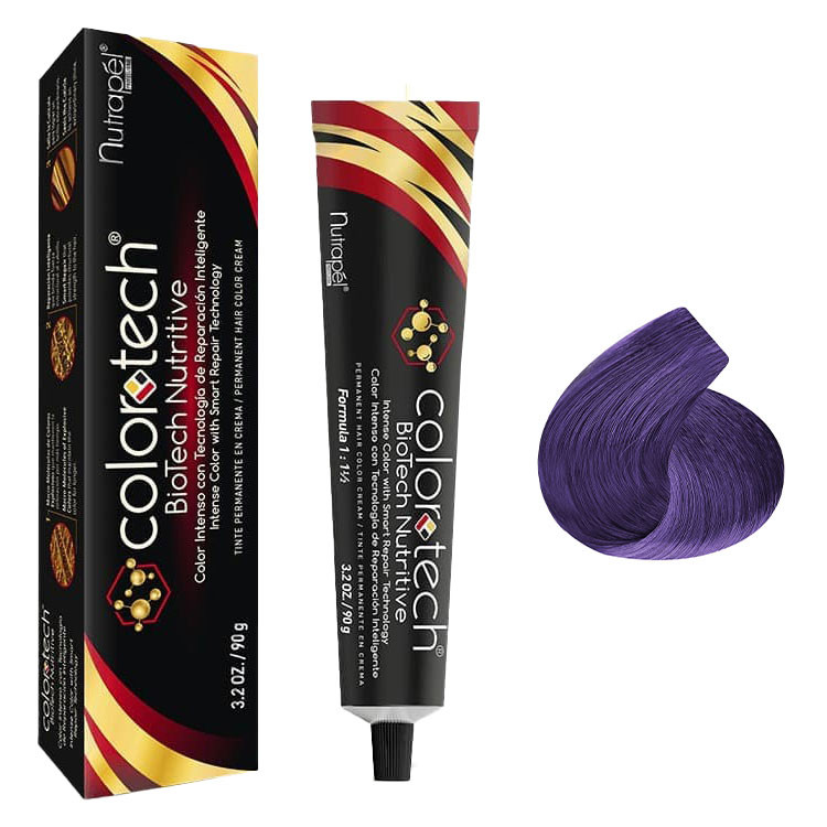 NUTRAPEL COLORTECH TINTE R.221 VIOLETA 3.2 OZ - La Española Beauty Store