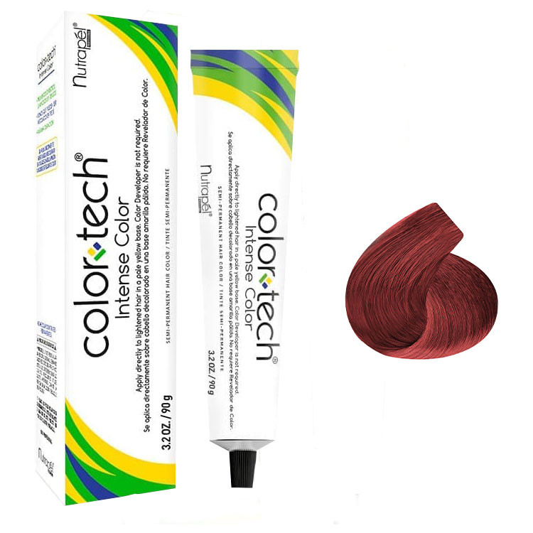 NUTRAPEL COLORTECH TINTE ROJO 3.2 OZ - La Española Beauty Store