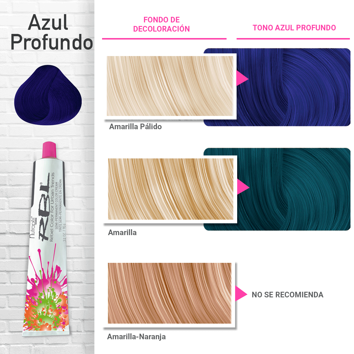 TINTE RBL AZUL PROFUNDO 4 OZ - La Española Beauty Store