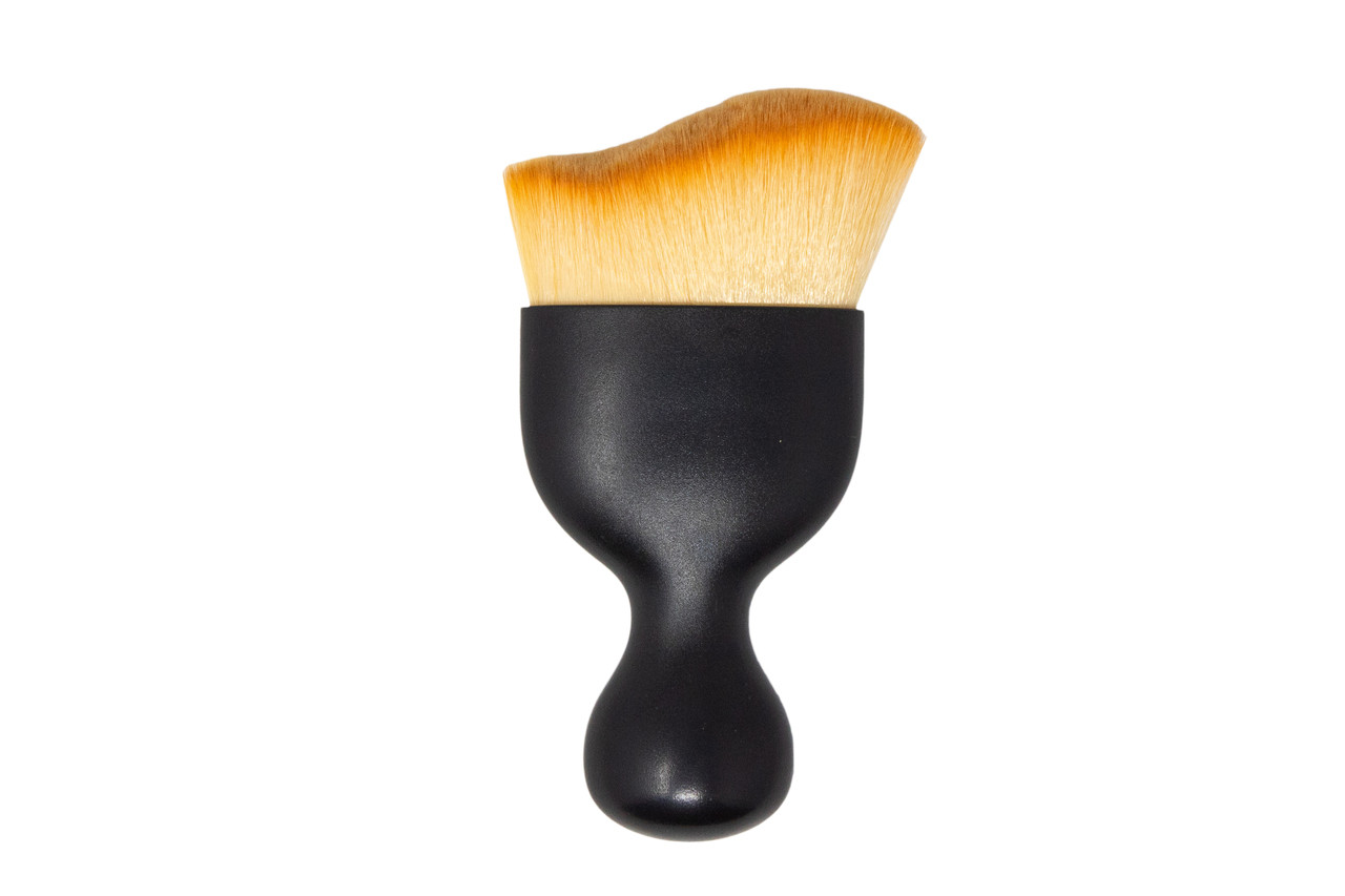 BROCHA CURVA PARA APLICACION BASE - La Española Beauty Store