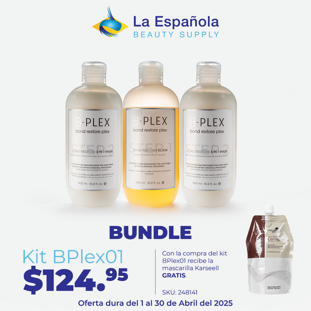 B-PLEX PACK BOND RESTORE PLEX KIT 16.9 ONZ - La Española Beauty Store