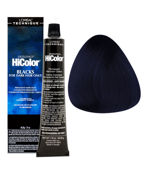 TINTE LOREAL EXCELLENCE HICOLOR H22 BLACK SAPPHIRE - La Española Beauty ...