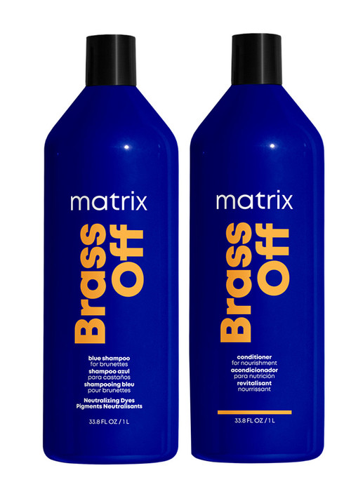 MATRIX TOTAL RESULTS BRASS OFF DUO LITRO - La Española Beauty Store