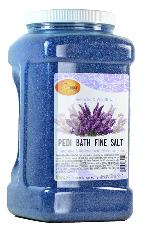 SPA REDI PEDI BATH FINE SALTS LAVANDER & WILDFLOWER GALON - La Española ...