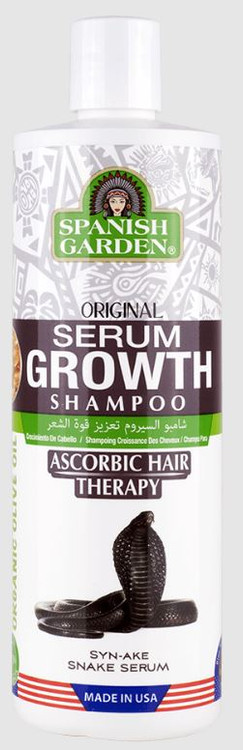 SPANISH GARDEN HAIR GROW SHAMPOO SNAKE 16OZ - La Española Beauty Store