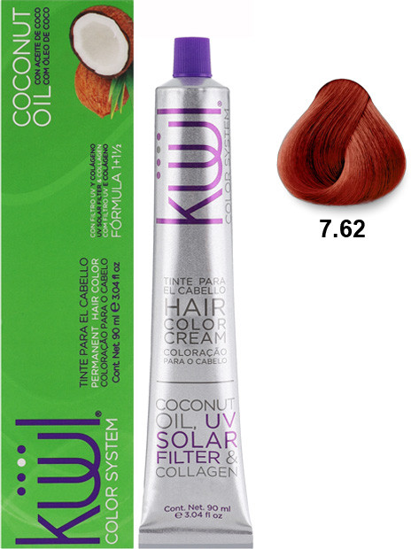 TINTE KUUL 7.62 RUBIO ROJO NACARADO 3OZ - La Española Beauty Store