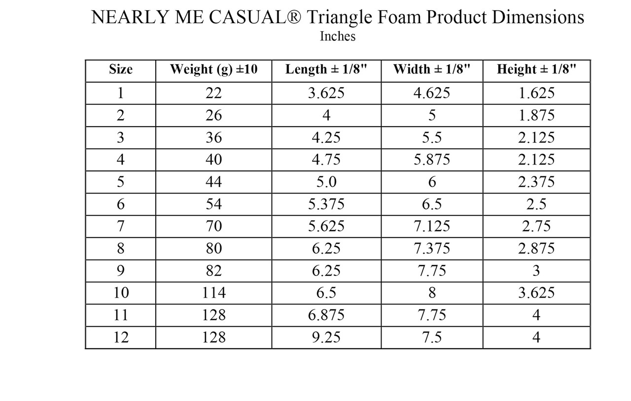 Nearly Me Mastectomy Breast Form Prosthesis | Foam Casual Triangle Non ...