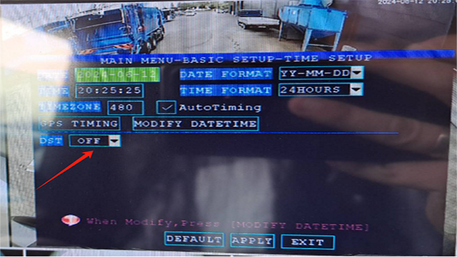 DST time settings - Hikway Fleet Management Solutions