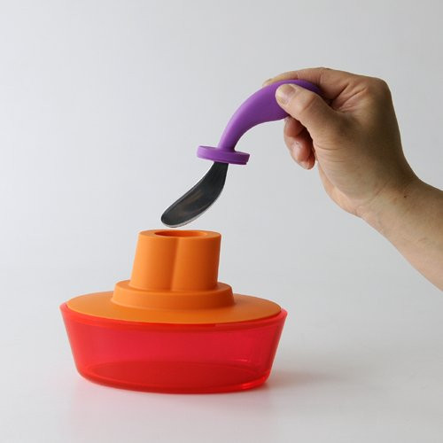 A di Alessi Ship Shape Butter Dish, Orange - Trademark Retail
