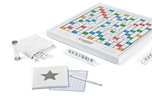 Scrabble Pearl Edition with Rotating Board - Trademark Retail