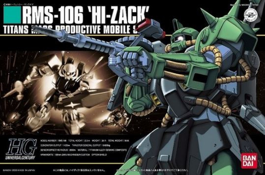 RMS-106 Hi-Zack (HGUC) (Gundam Model Kit) - Vagabond Games & Collectables