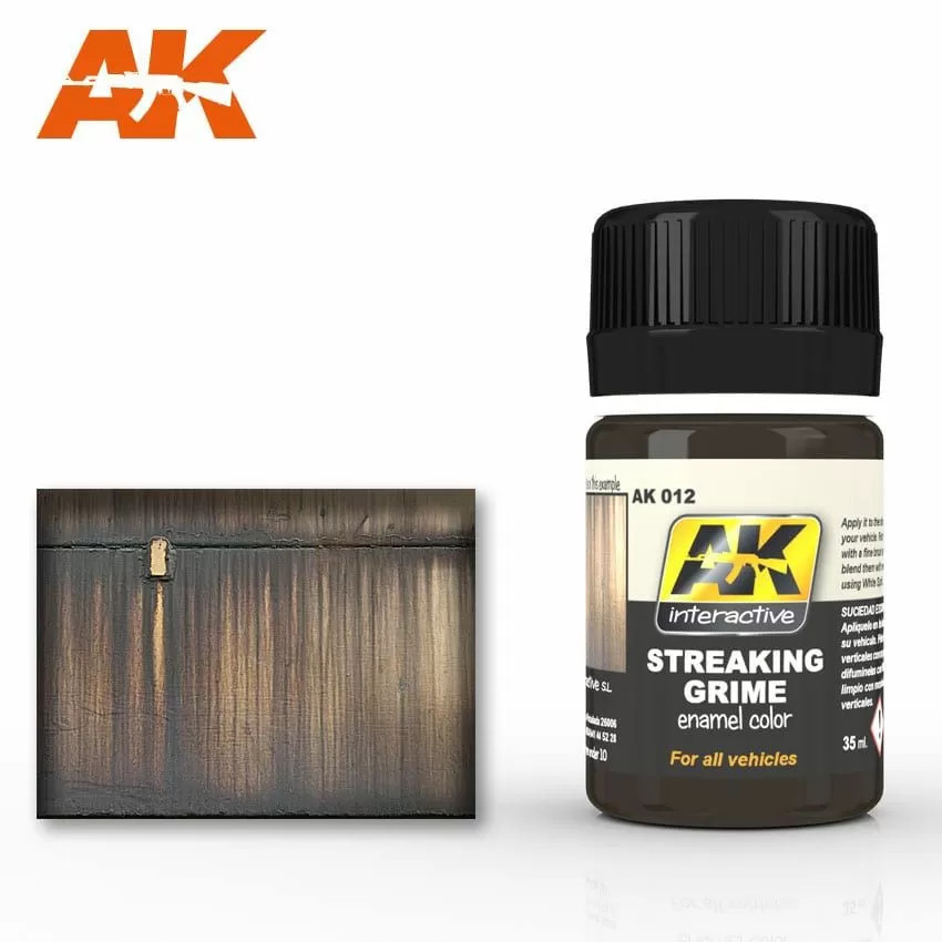 AK Interactive Weathering Products - Streaking Grime - Vagabond Games ...
