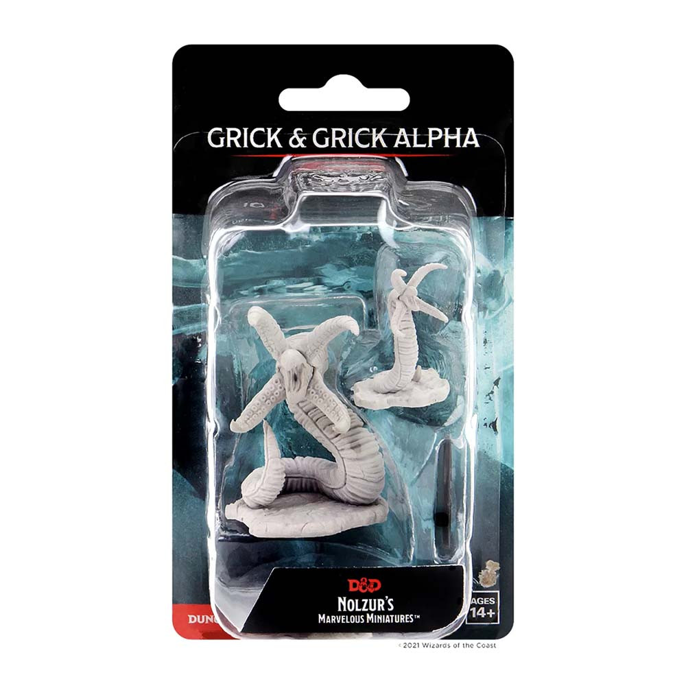 Dungeons & Dragons Nolzurs Marvelous Miniatures Grick & Grick Alpha ...