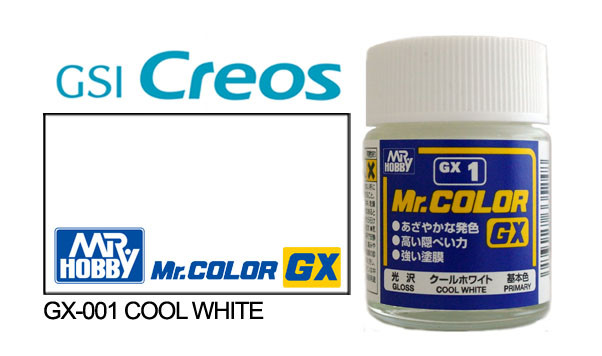 Mr Color GX GX001 Cool White 10ml - Vagabond Games & Collectables