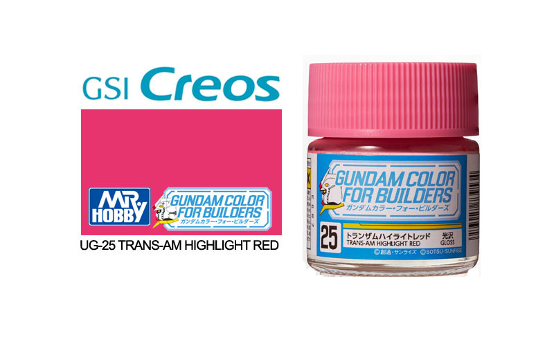 Mr Hobby Gundam Color UG25 Trans Am Hilight Red 10ml - Vagabond Games ...