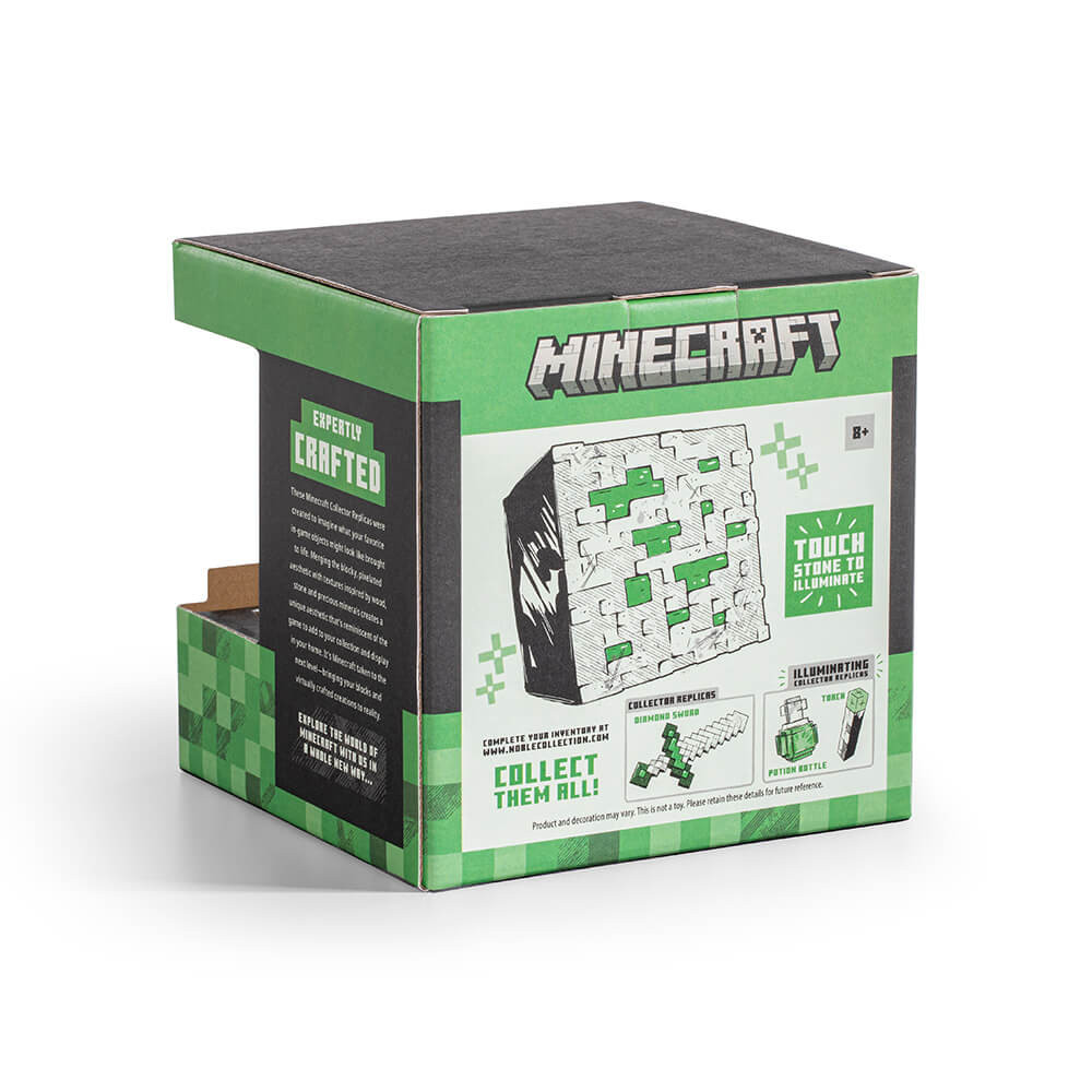 Noble Collection Minecraft Diamond Ore Illuminating Collector Replica ...