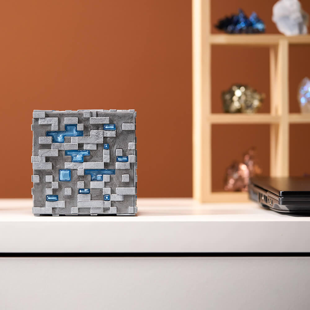 Noble Collection Minecraft Diamond Ore Illuminating Collector Replica ...