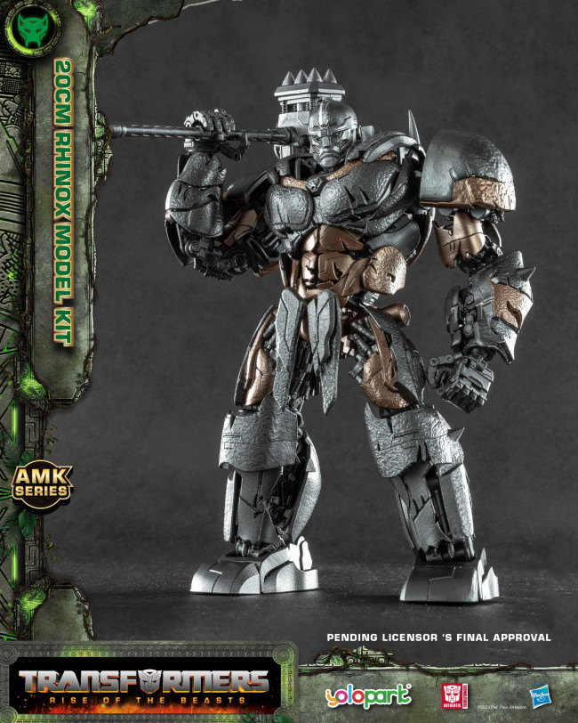 Transformers Rise of the Beasts: 20cm Rhinox Model Kit (AMK Series ...