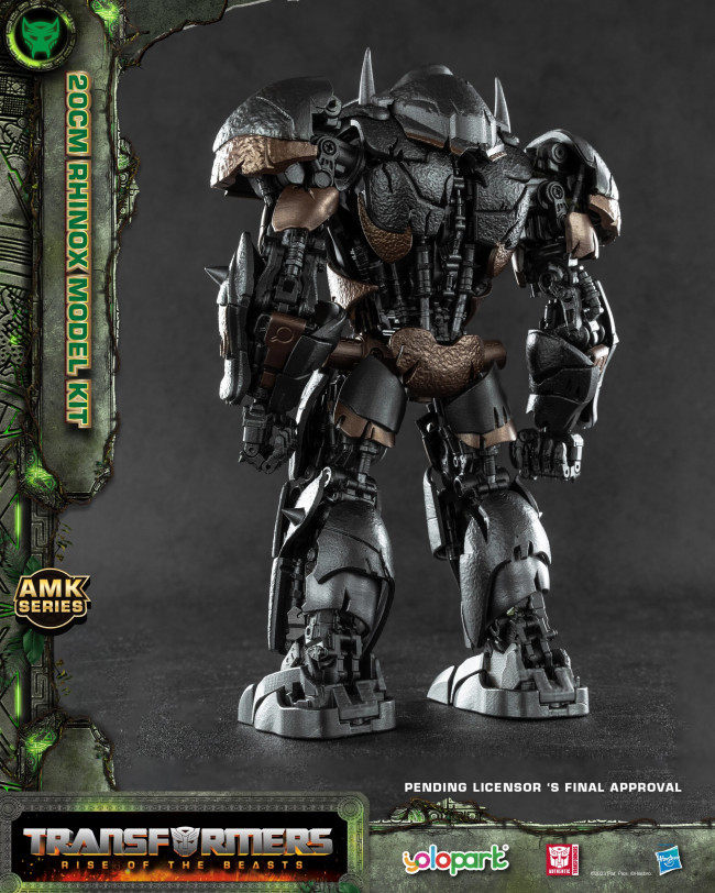 Transformers Rise of the Beasts: 20cm Rhinox Model Kit (AMK Series ...