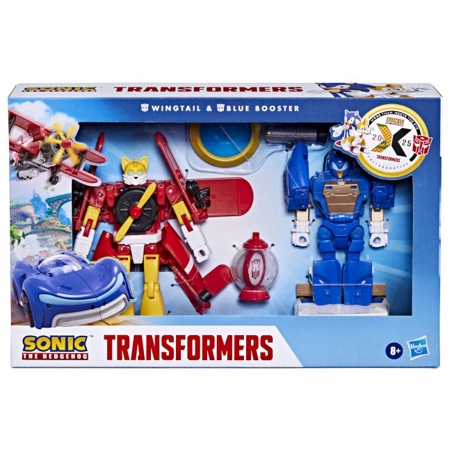 Transformers x Sonic the Hedgehog: Transformers Wingtail and Blue ...