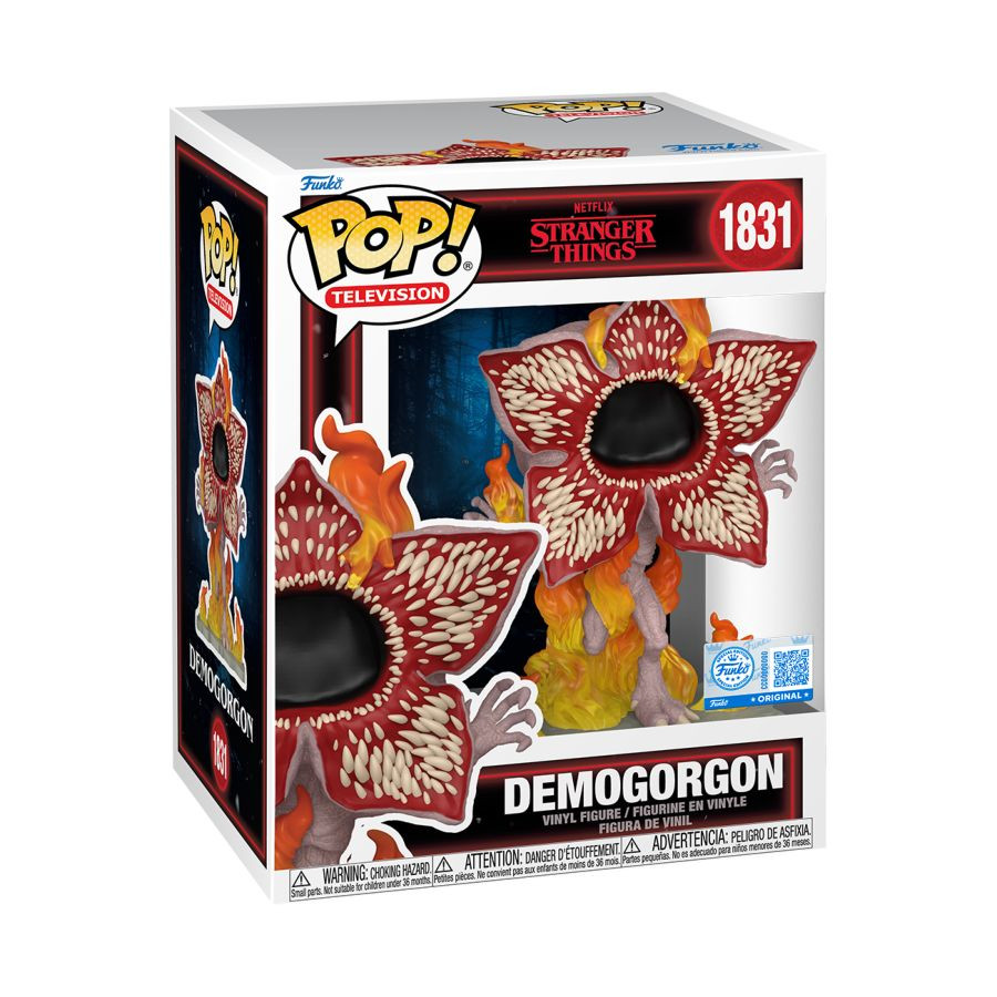 POP! Vinyl: Stranger Things - Demogorgon On Fire (US Exclusive) Figure ...