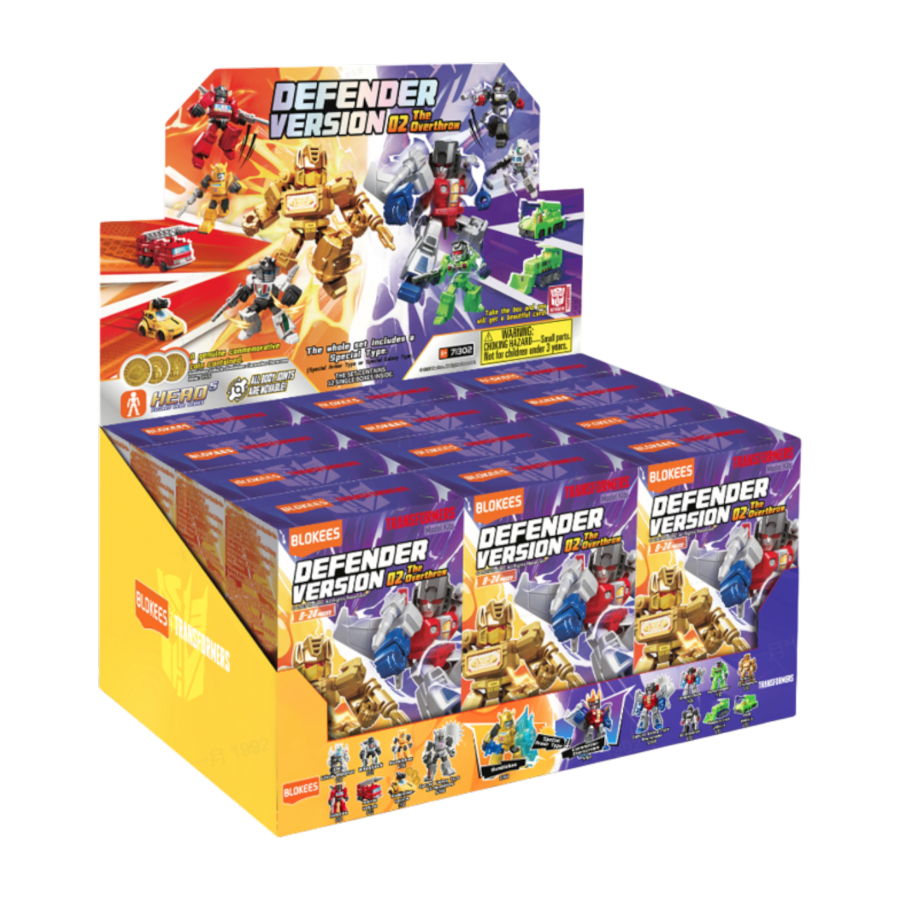 Blokees: Transformers - Defender 02 The Overthrow (12ct Display ...