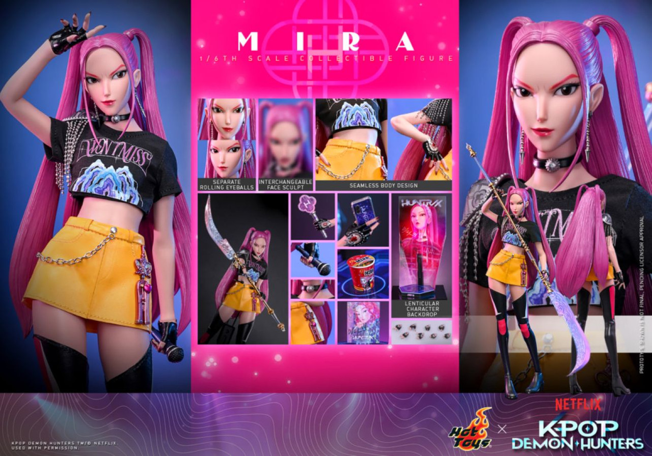 KPop Demon Hunters - Mira 1/6 Scale Hot Toys Figure - Vagabond Games ...