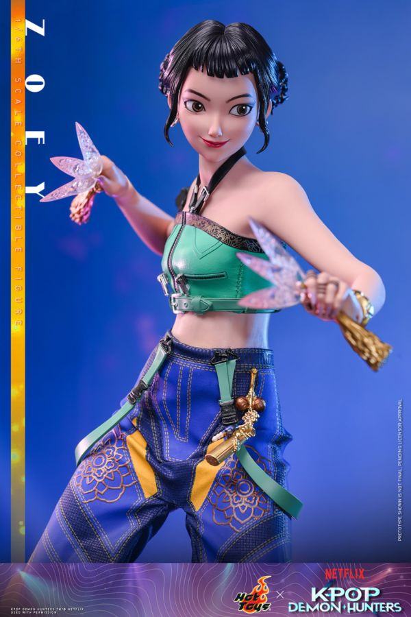 KPop Demon Hunters - Zoey 1/6 Scale Hot Toys Figure - Vagabond Games ...