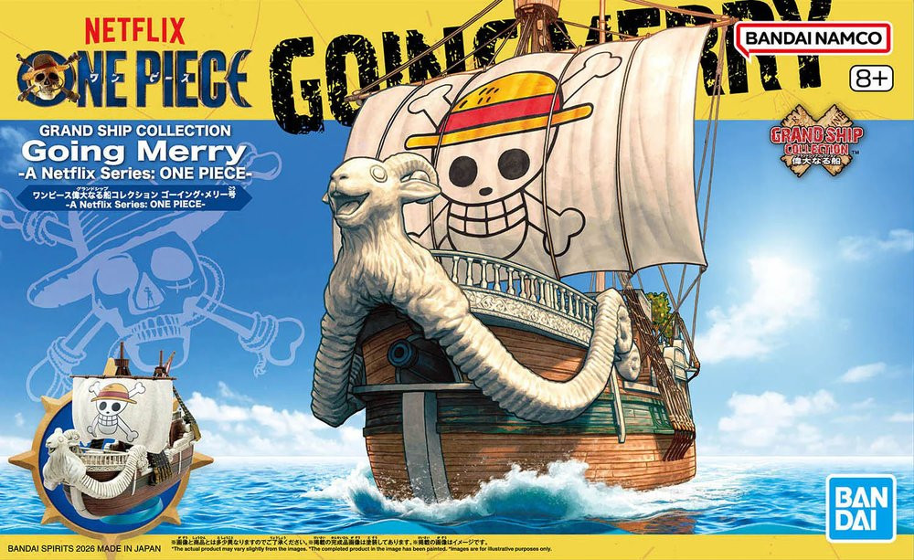 One Piece Grand Ship Collection - Going Merry (Netflix) (Bandai Model ...