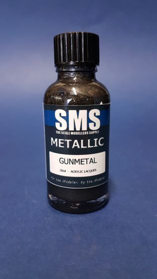 SMS Premium Metallic Acrylic Lacquer 30ml - Gun Metal - Vagabond Games ...