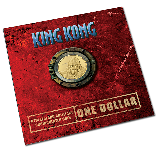King Kong Uncirculated $1 Coin - Vagabond Games & Collectables