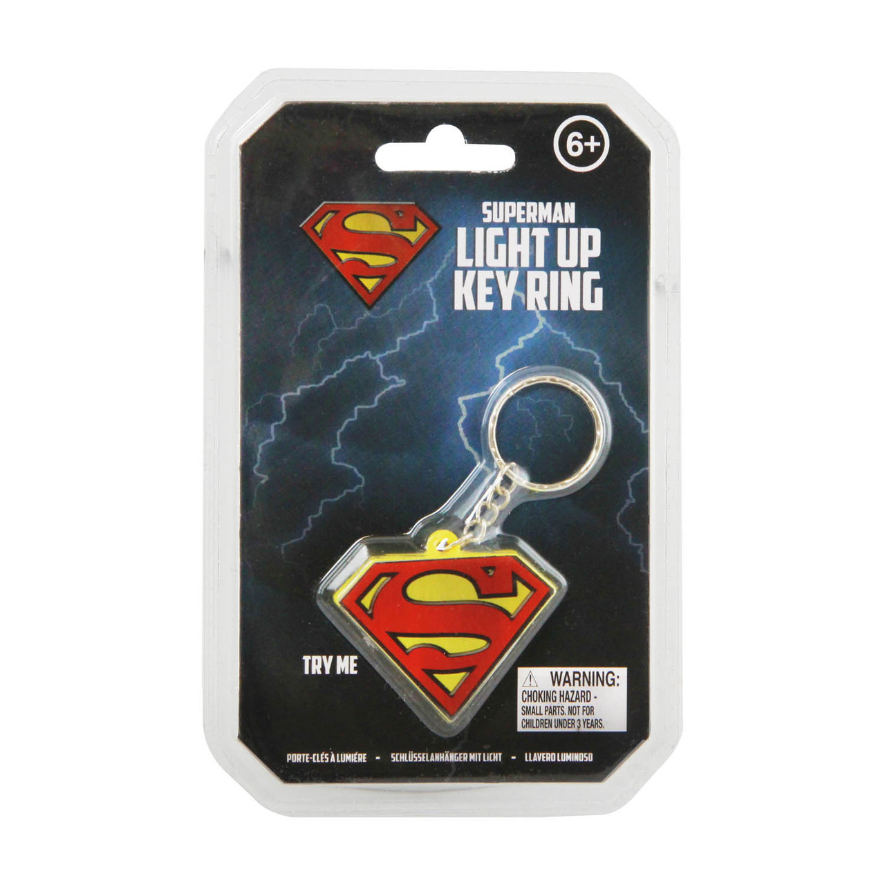 Superman Light Up Key Ring - Vagabond Games & Collectables